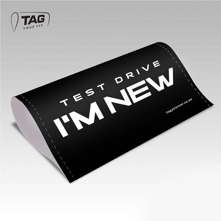 Test Drive I’m New - Tag Your Car